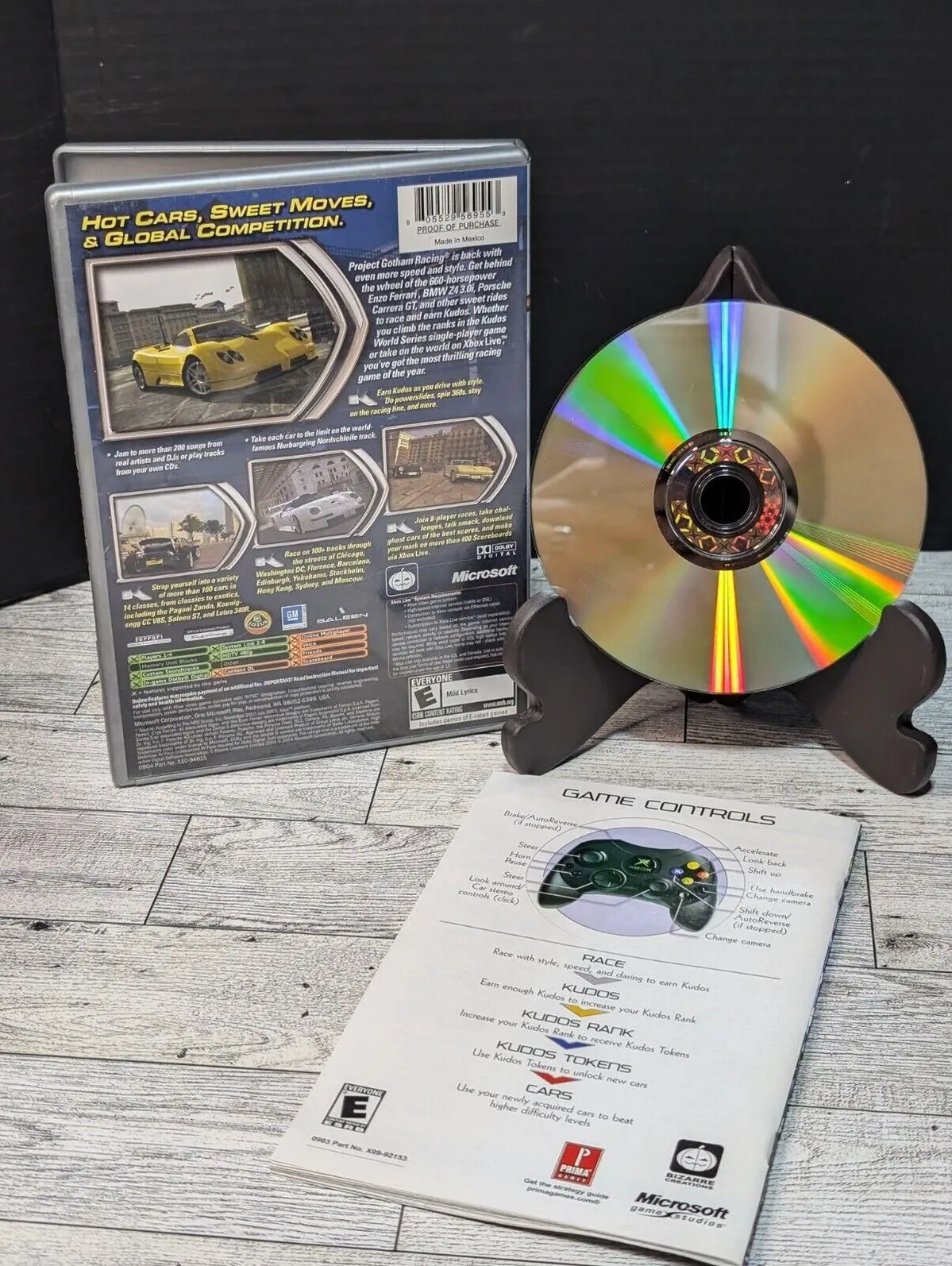 Project Gotham Racing 2 (Original Xbox, 2003) CIB Complete & Tested PGR ...