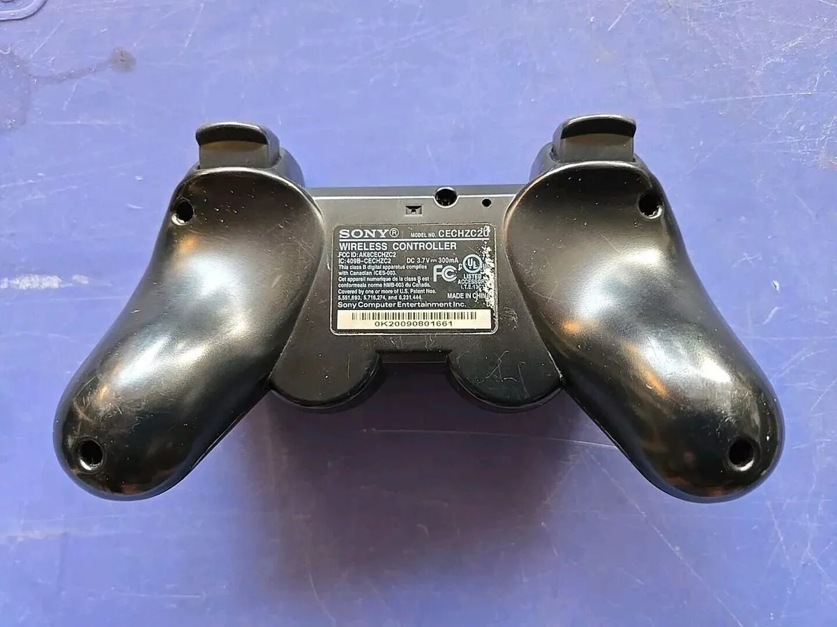 Sony Playstation 3 PS3 DualShock 3 Controller Black Genuine OEM ...