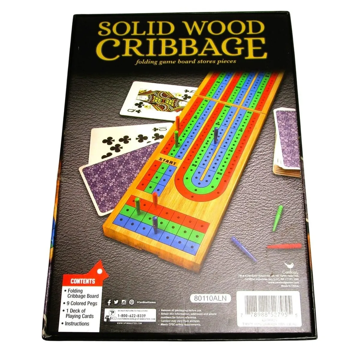 Cardinal Cribbage Solid Wood Folding Game Board Deck of Playing Cards · Whatnot: Buy, Sell & Go Live