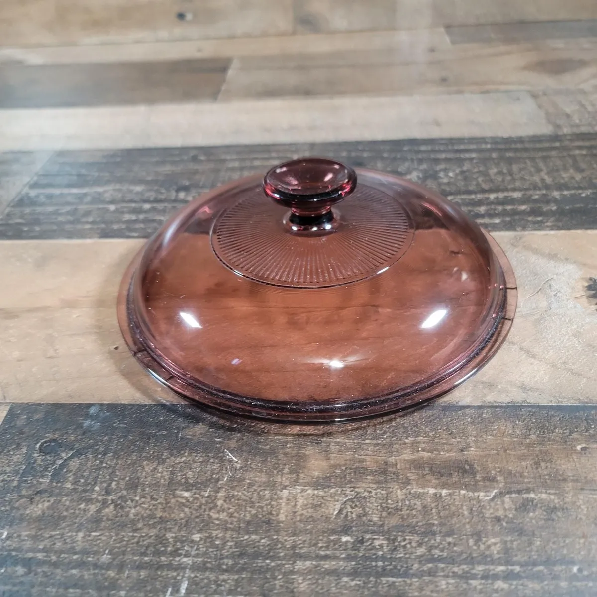 Vision Ware Lid Only Pyrex Vintage Cranberry Glass V2 5C for 2.5 L ...