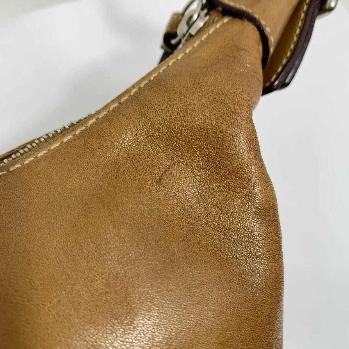 COACH Tan Leather Legacy Convertible Shoulder Bag 9566 Conditioned No ...