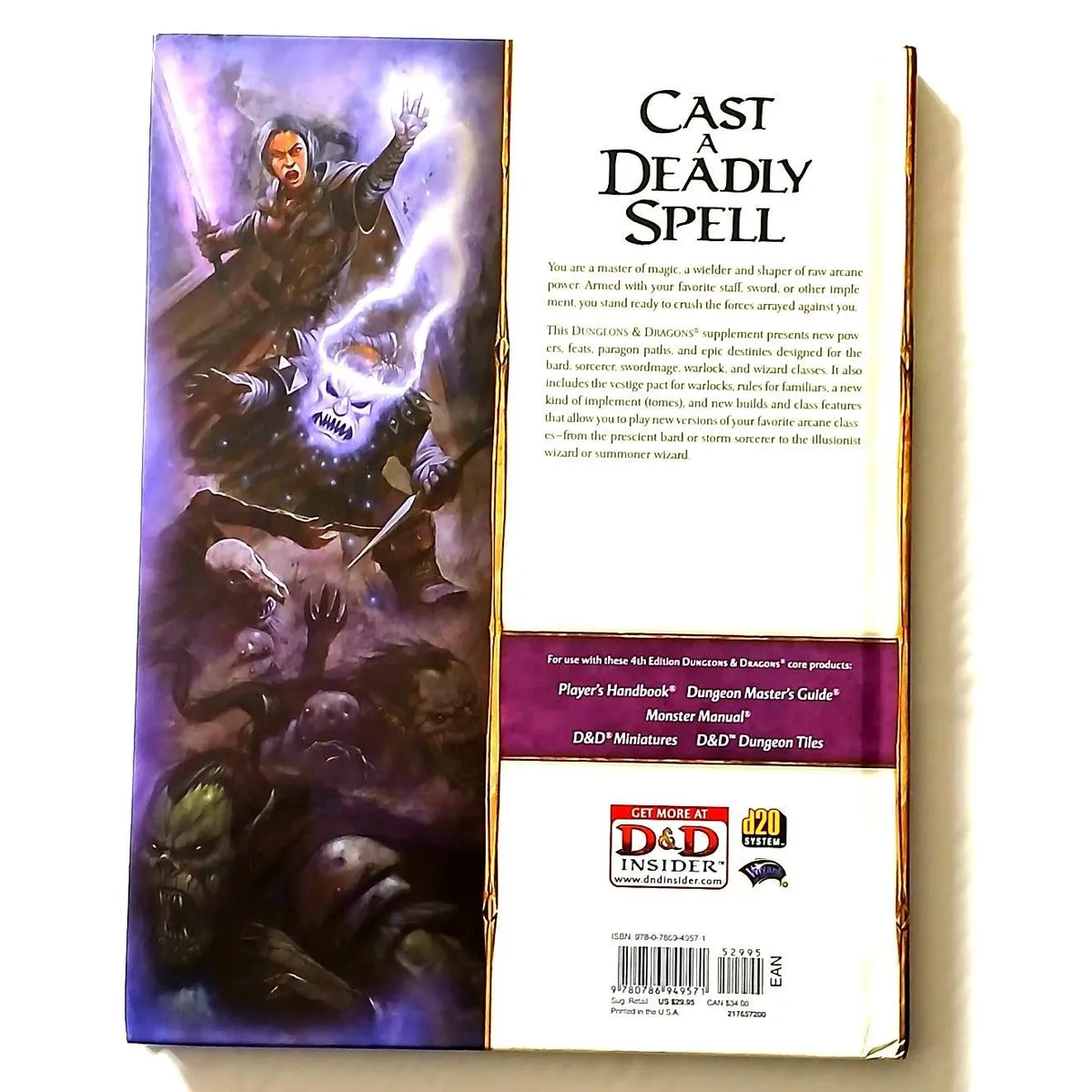 Dungeons & Dragons 4th Edition - Arcane Power RPG Book - E4 · Whatnot ...