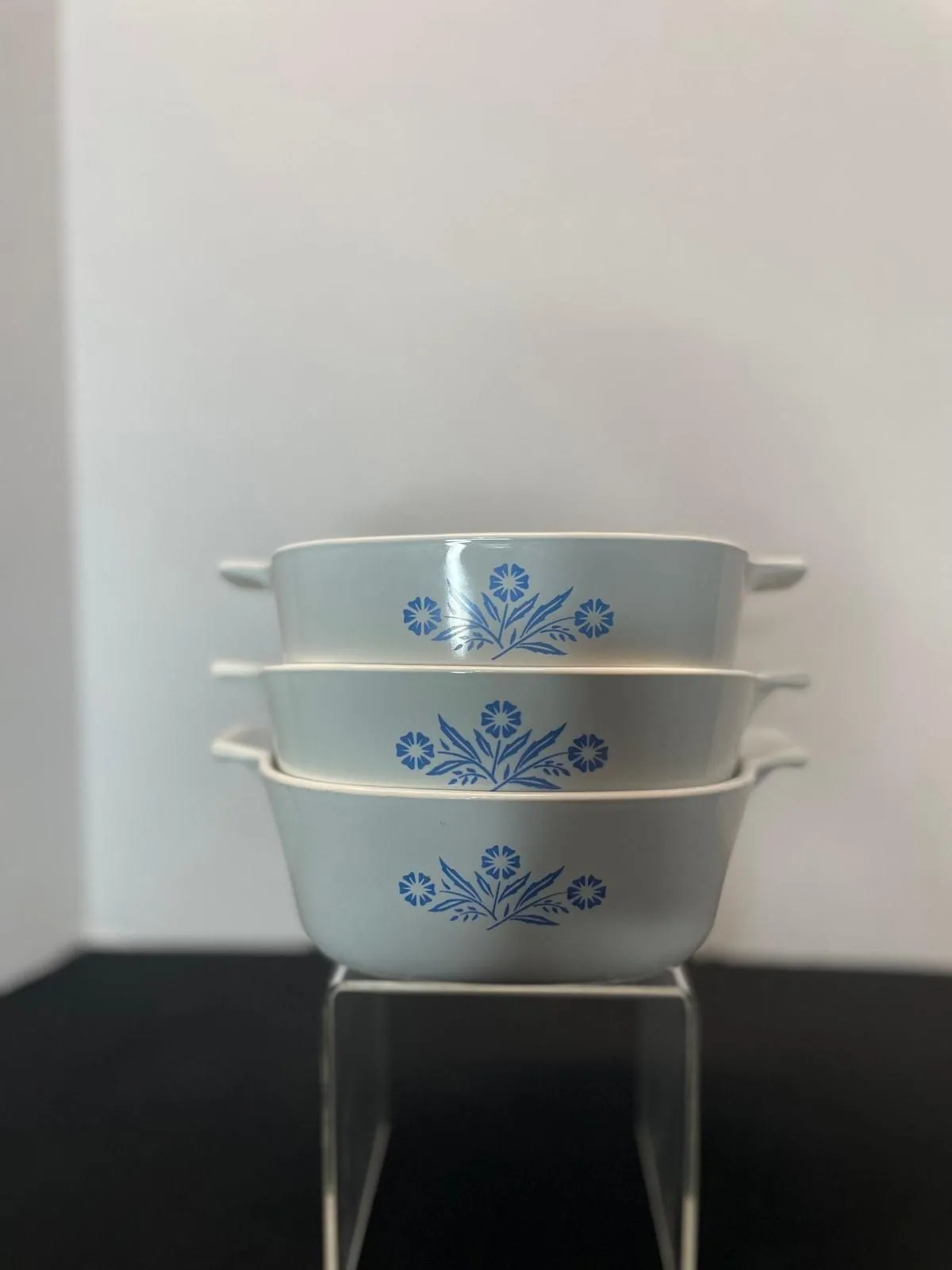 CORNING WARE 3 pieces Blue Cornflower · Whatnot: Shop, Sell, Connect