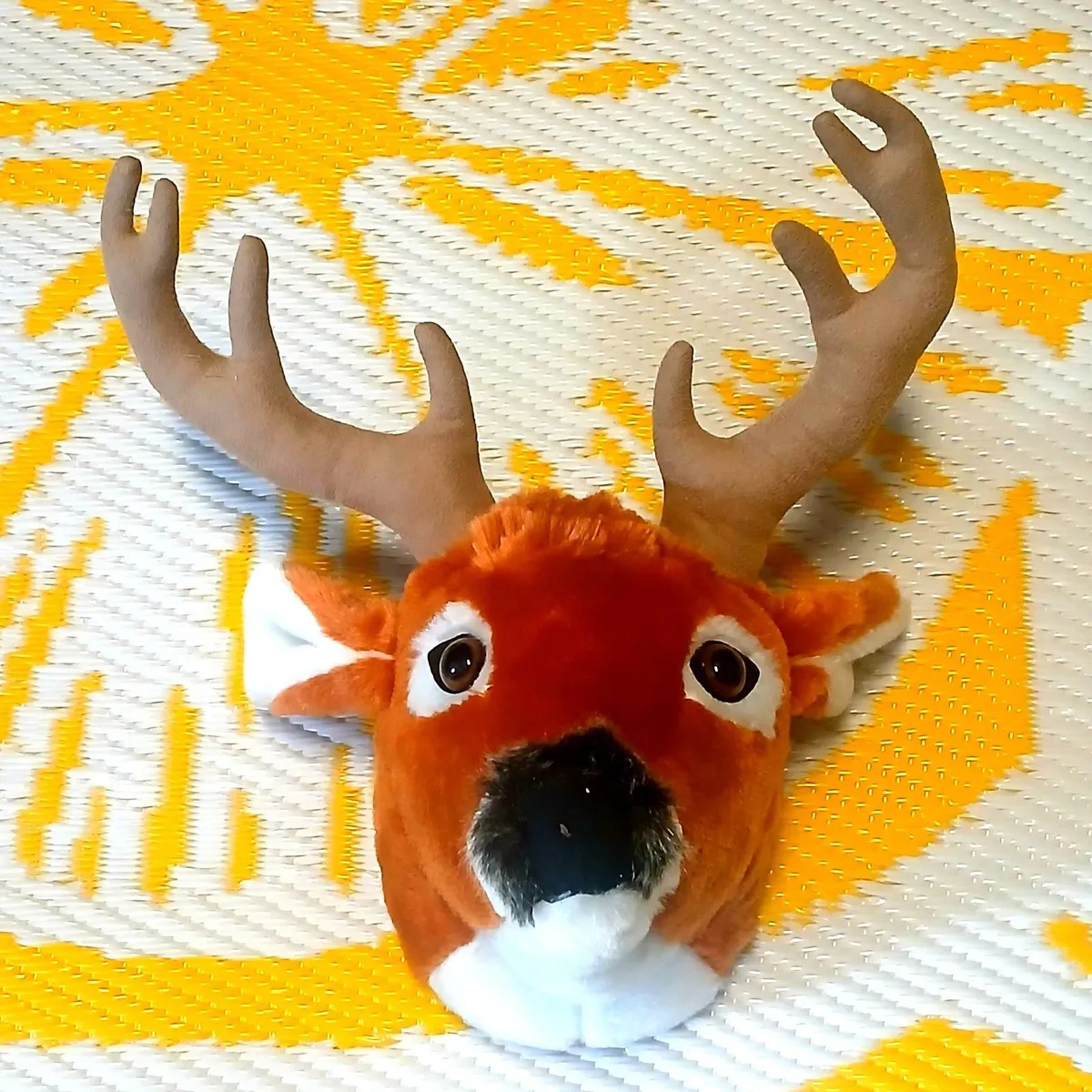 adore Plush Company Deer/Buck & Bear Head Wall Mount Faux Taxidermy ...