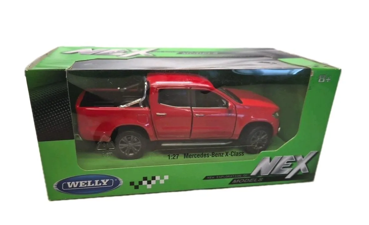 Welly - MERCEDES-BENZ X-CLASS (Red) Die Cast Model - Scale 1:27 ...