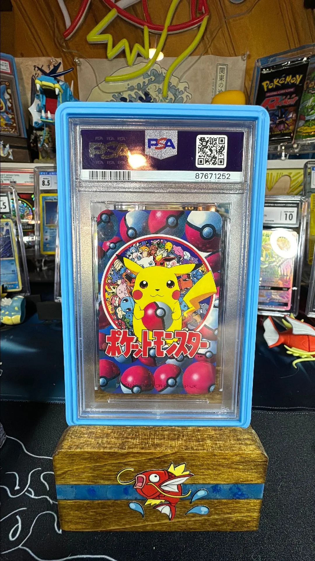1998 Pokemon Televi-Kun Magazine Playing Cards Mgmr/Turs/Mgkrp/Gyrds 6 ...