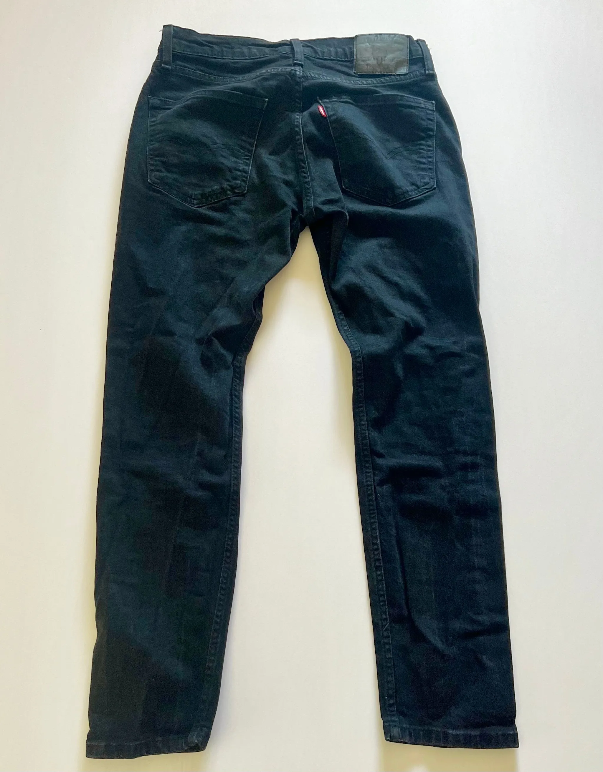 Levi’s 512 Black Jeans Slim Fit Straight Leg Men’s Pants Size 31x30 ...