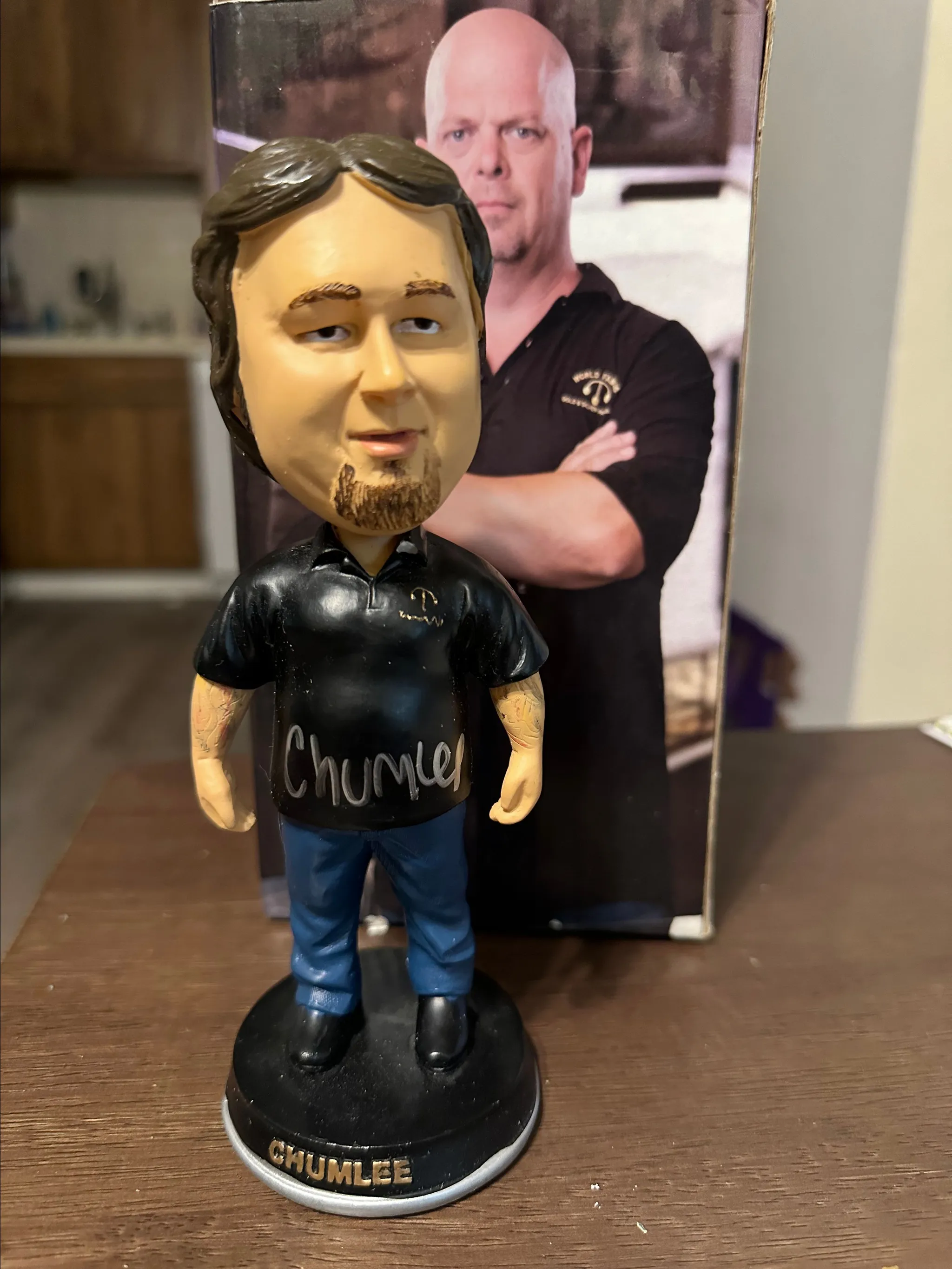 Chumlee Signed 2010 Gold and Silver Pawn Bobblehead · Whatnot: Buy ...