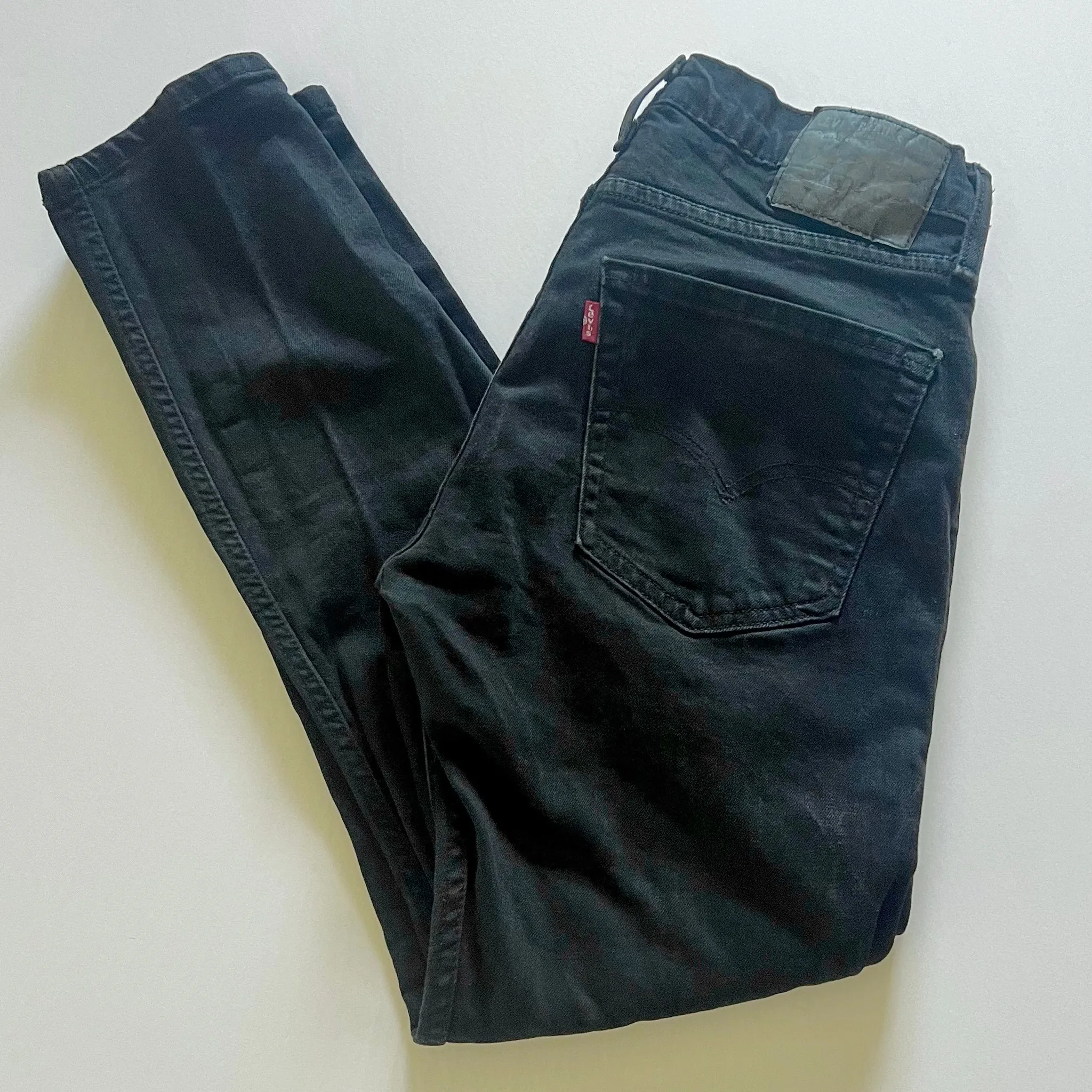 Levi’s 512 Black Jeans Slim Fit Straight Leg Men’s Pants Size 31x30 ...