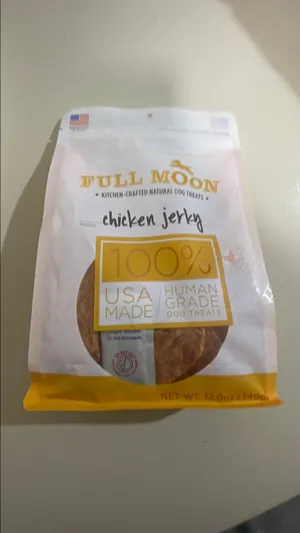 FULL MOON® All Natural Human Grade Dog Treats Chicken Jerky 12 Ounce ...