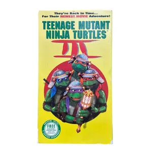 Teenage mutant Ninja Turtles 3 VHS new line home cinema retro Kidcore ...