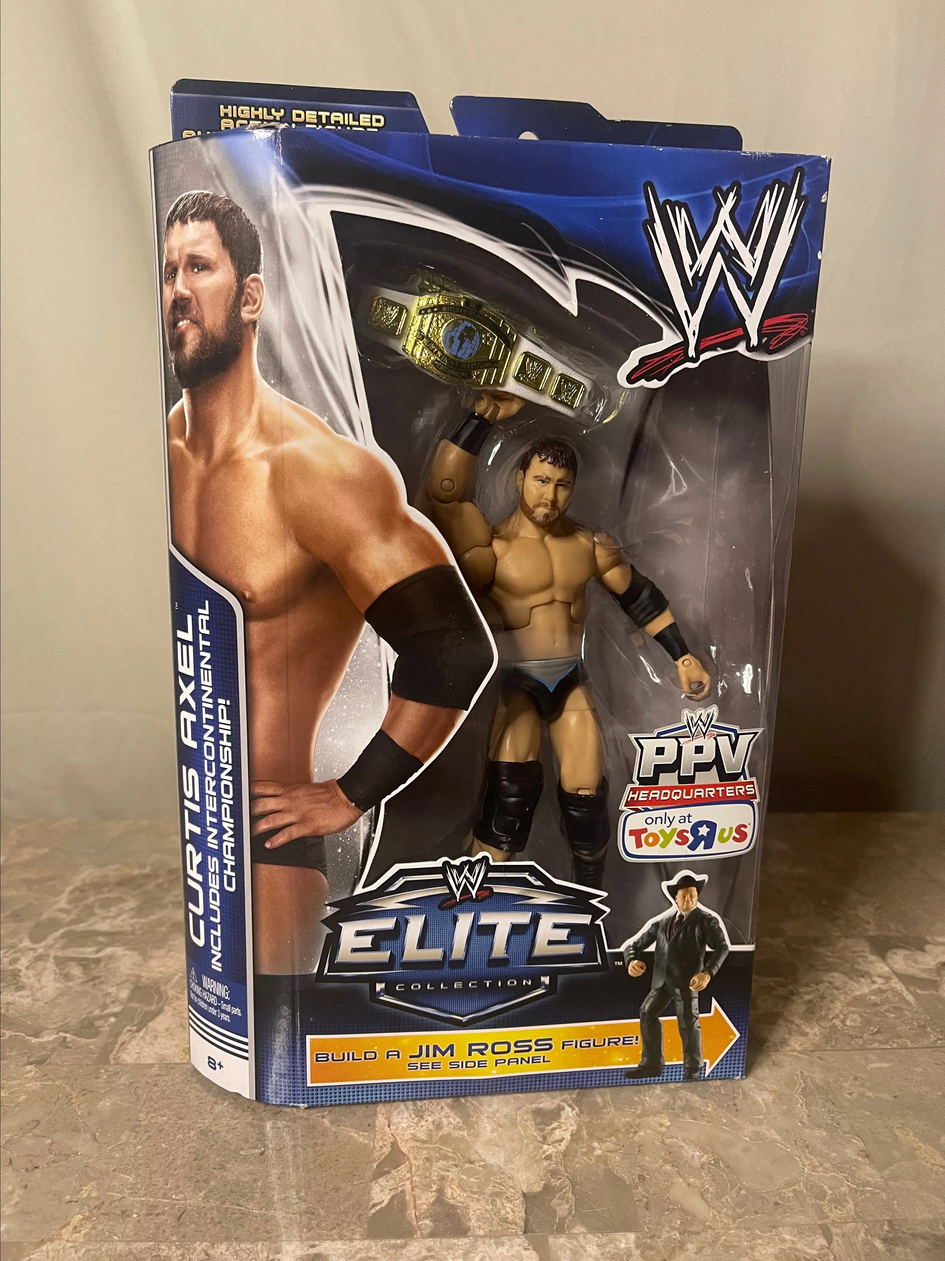 WWE Curtis Axel Toys R Us Elite Jim Ross Build A Figure Torso Whatnot Buy Sell Go Live