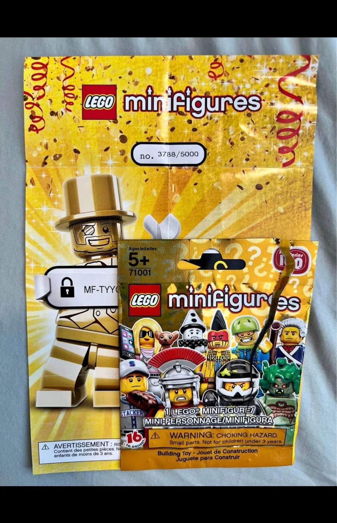Lego Minifigures Series 10 Mr Gold