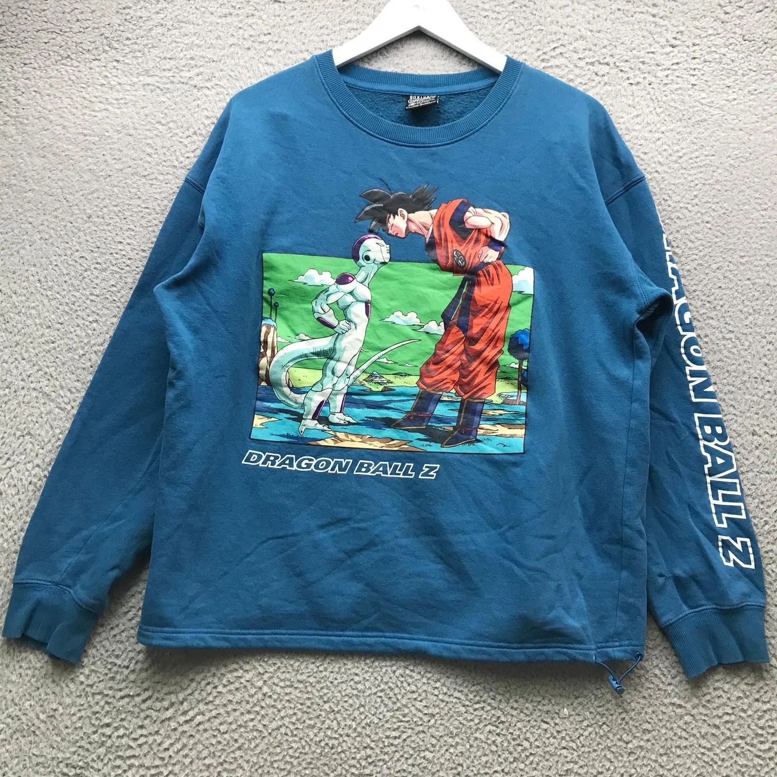Dragon Ball Z T-Shirt Men's Large L Long Sleeve TV Graphic Logo Crew ...
