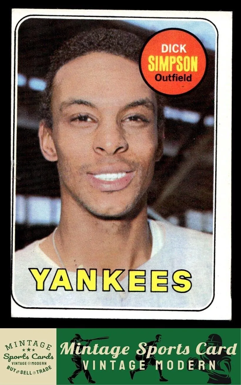 1969 Topps - Dick Simpson - #608 New York Yankees · Whatnot: Buy, Sell ...