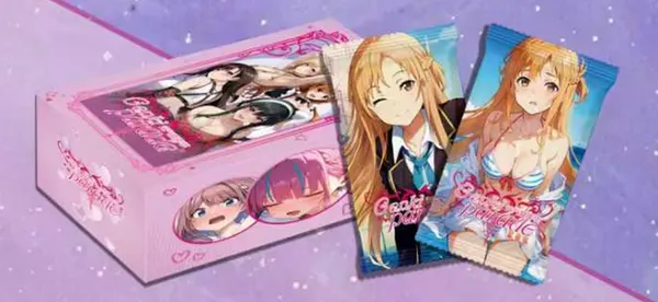 [Sealed Box] New Goddess Story Genki Parade Waifu Rare Collection Card ...