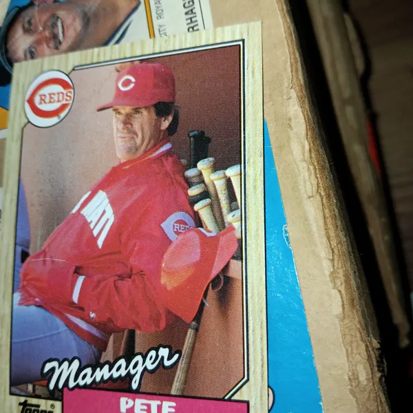 Pete Rose Manager Back Error Card 1987 Topps · Whatnot: Shop, Sell, Connect