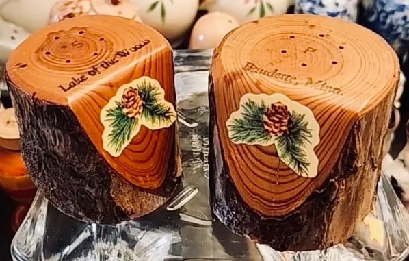 Log Salt & Pepper Shakers VINTAGE #159 · Whatnot: Shop, Sell, Connect