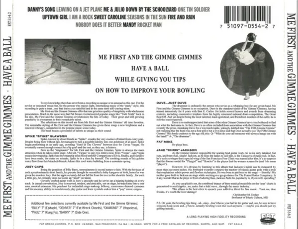 Me First And The Gimme Gimmes Have A Ball Rock CD · Whatnot: Shop, Sell ...