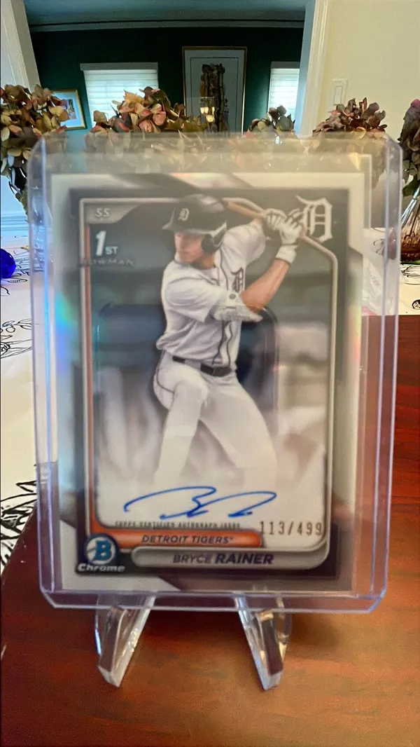 2024 Bowman draft chrome Bryce Rainer 113/499 Autograph · Whatnot: Buy ...