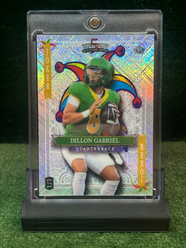 Dillon Gabriel #1/1 Joker PRC - Platinum CrossHatch Foil - 2024 Wild ...