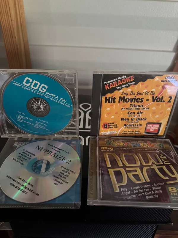 🎤 Karaoke & Music CD Lot – 4 Disc Bundle · Whatnot: Shop, Sell, Connect