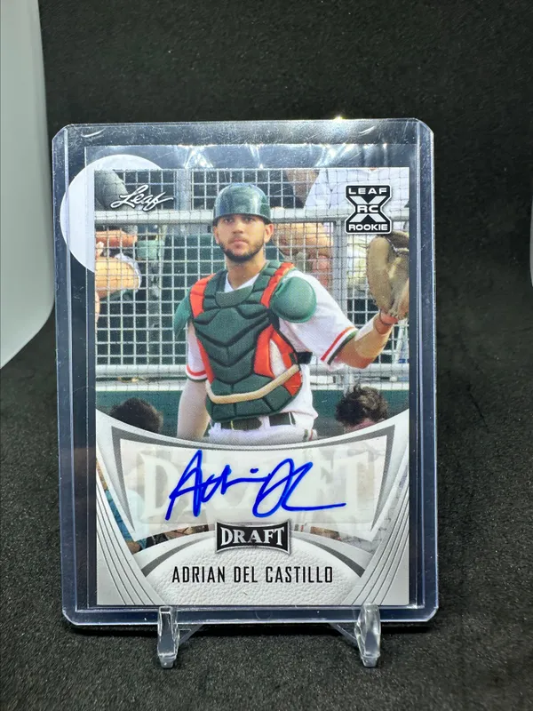 Adrian Del Castillo 2021 Leaf Draft Rookie Auto #BA-ADC · Whatnot: Shop ...
