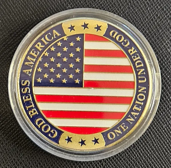 God Bless America Challenge Coin · Whatnot: Buy, Sell & Go Live