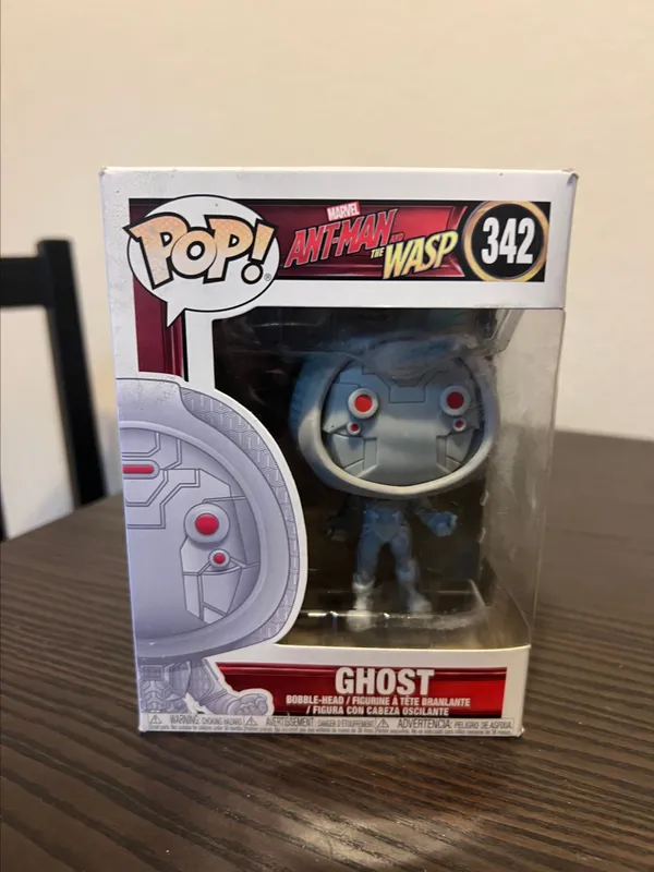 VAULTED Ghost Funko Pop Bobblehead #342 Ant-man Wasp Marvel MCU ...