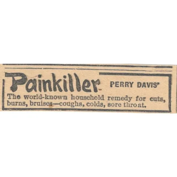 Perry Davis Pain Killer Multipurpose Remedy 1905 Magazine Ad AF1-NES3 ...